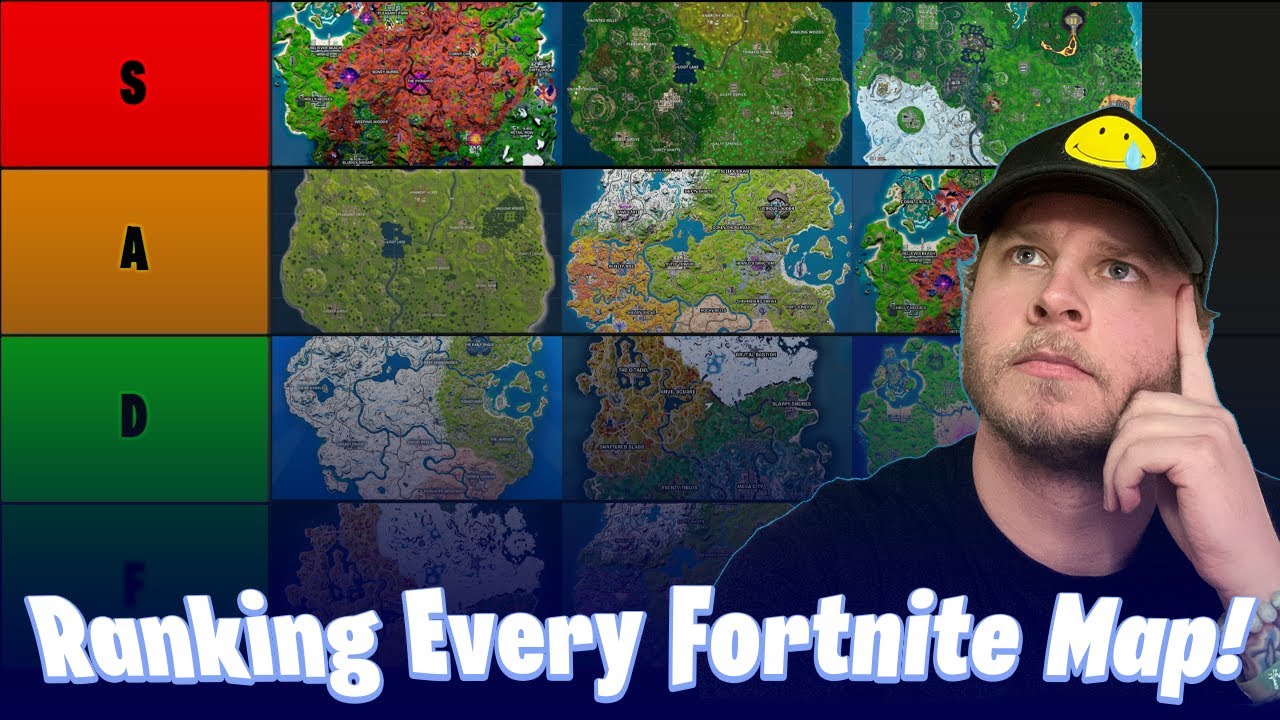 Ranking Every Fortnite Map! (Chapter 1 Season 1 - Chapter 4 Season OG ...