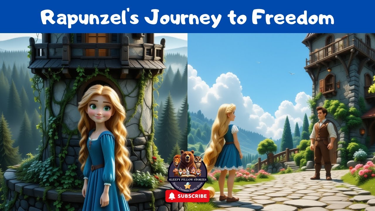 Rapunzel's Journey to Freedom - A Bedtime Story For Kids - YouTube