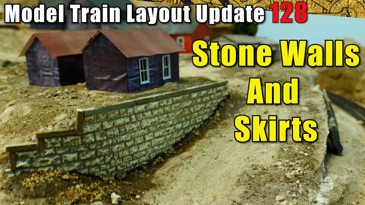 What can be done with a rubber stone wall on your train layout. Find ...