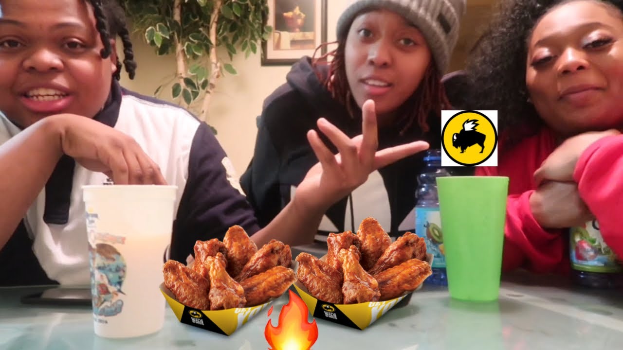 Hottest wings From Bdubs!!! Too Hot! ft.(sister&Andrea) - YouTube