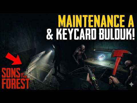 KEYCARD, İTFAİYECİ BALTASI, ARBALET, MOTORLU TESTERE❗ | SONS OF THE FOREST | 6. BÖLÜM