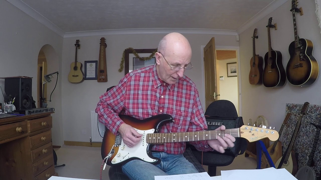 Cool Electric Guitar Riff Of The Day #14 - A complete rockabilly solo ...