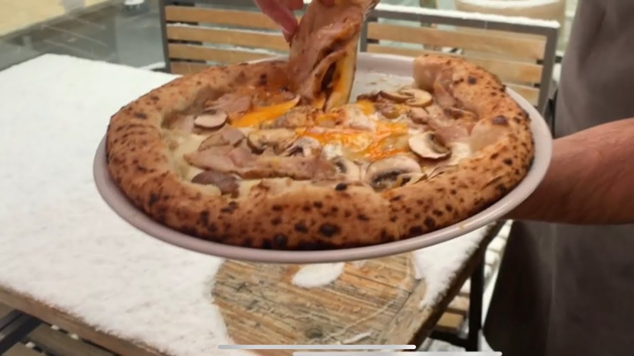 بيتزا بيسمارك الايطالية | bismarck pizza - YouTube
