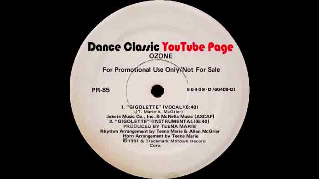 Ozone - Gigolette (Instrumental) - YouTube