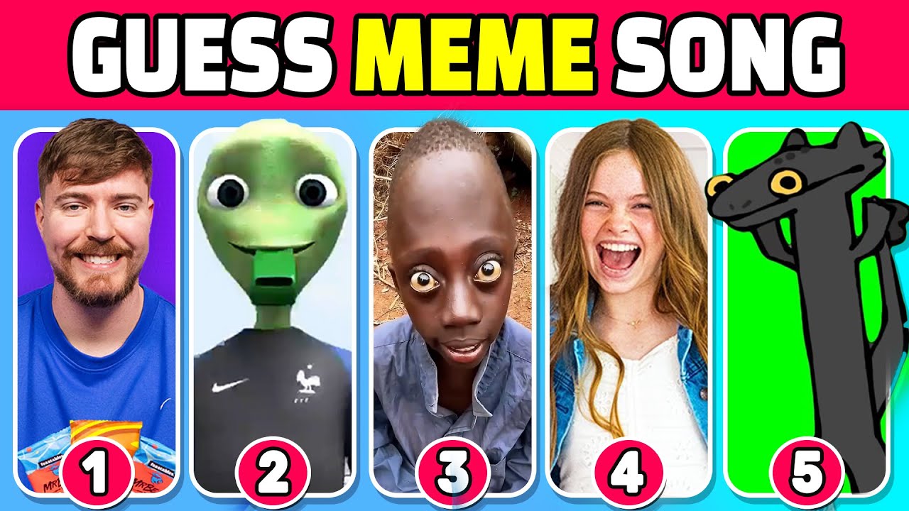 Guess The Meme and Youtuber Song 🎤🔥🎵 | Salish Matter, King Ferran ...