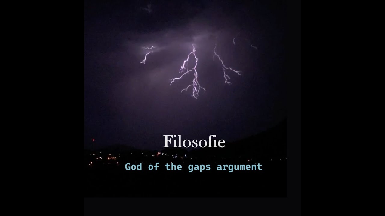 Filosofie: God of the gaps argument - YouTube