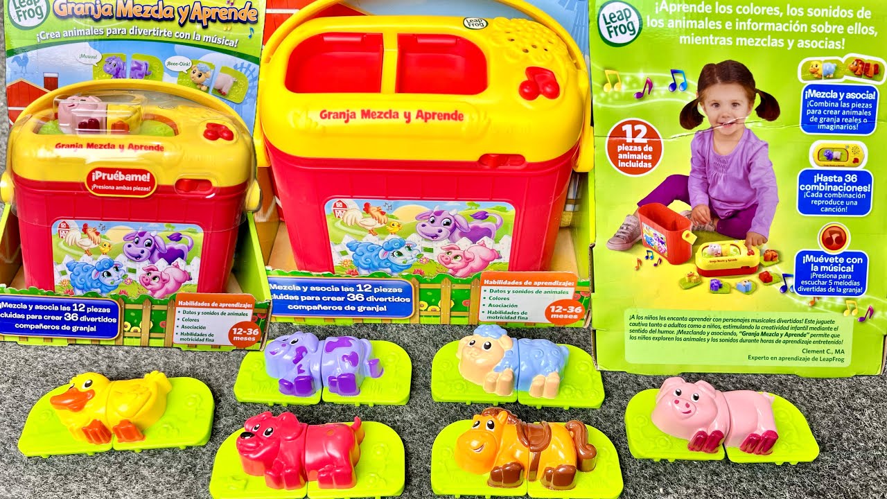 8 Minutes Satisfying Unboxing with Leapfrog Farm Animal Mash-up Kit ...