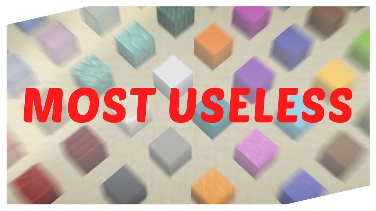 What Is The Most Useless Item In Minecraft YouTube what-is-the-most-useless-item-in-minecraft-youtube