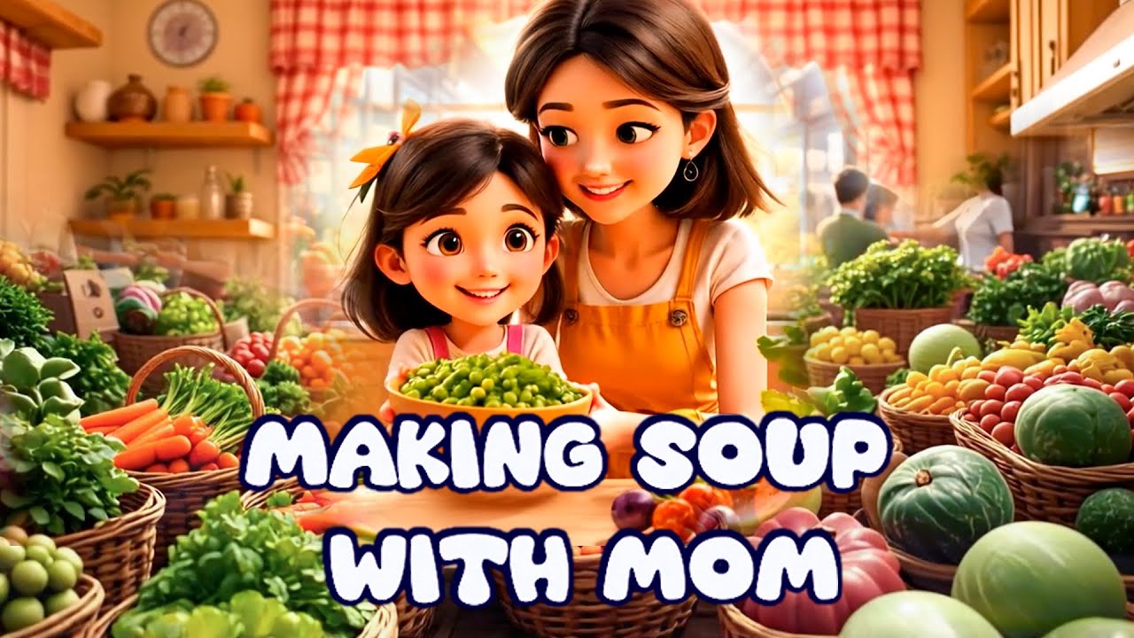Making Soup with Mom | Kids Rhymes - YouTube