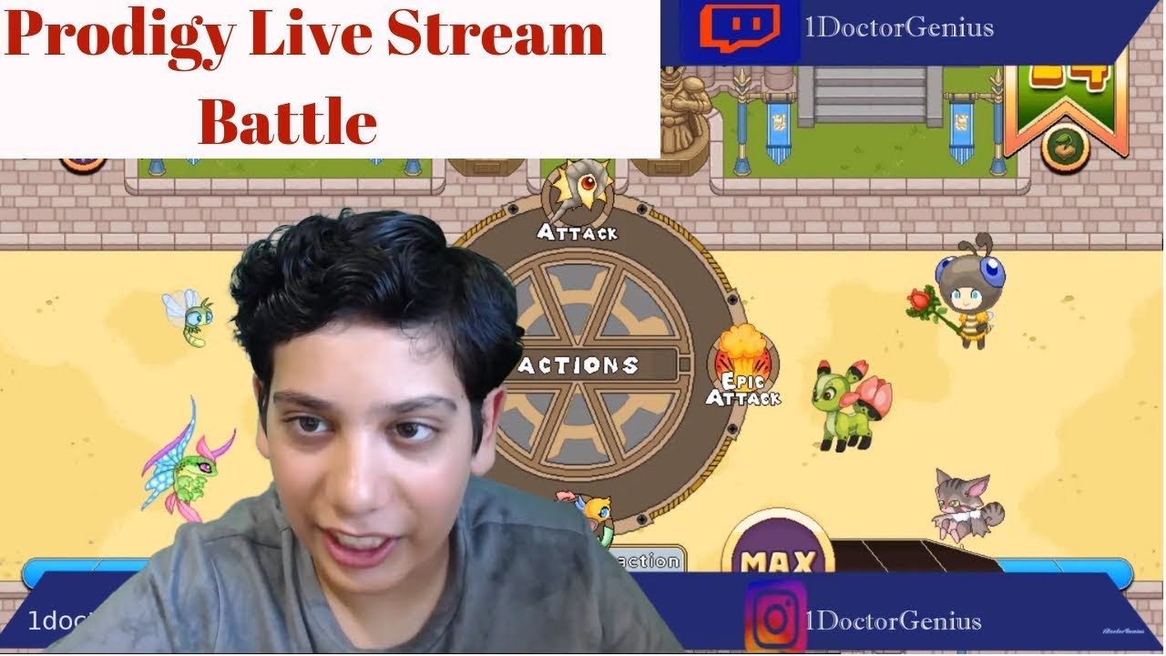 Prodigy Math Game:1500 Giveaway Live Stream:Prodigy Math Player v/s ...