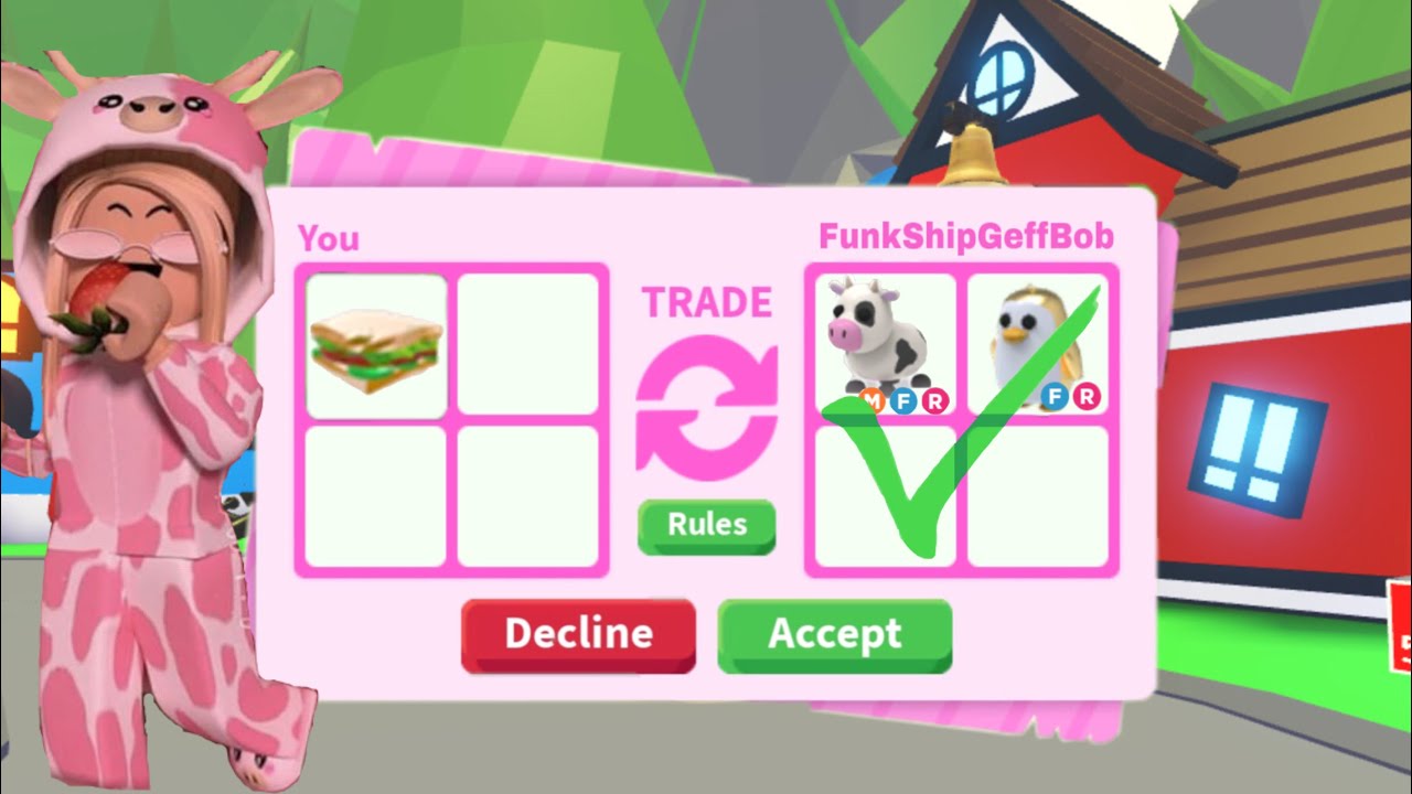 Sandwich to Mega challenge | Adopt Me - YouTube