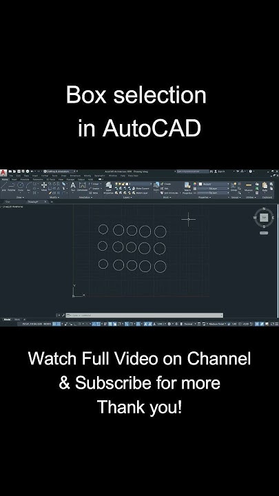 How to use Box selection in AutoCAD? #autocad #tutorial #shorts #autocadtutorial #engineering ...