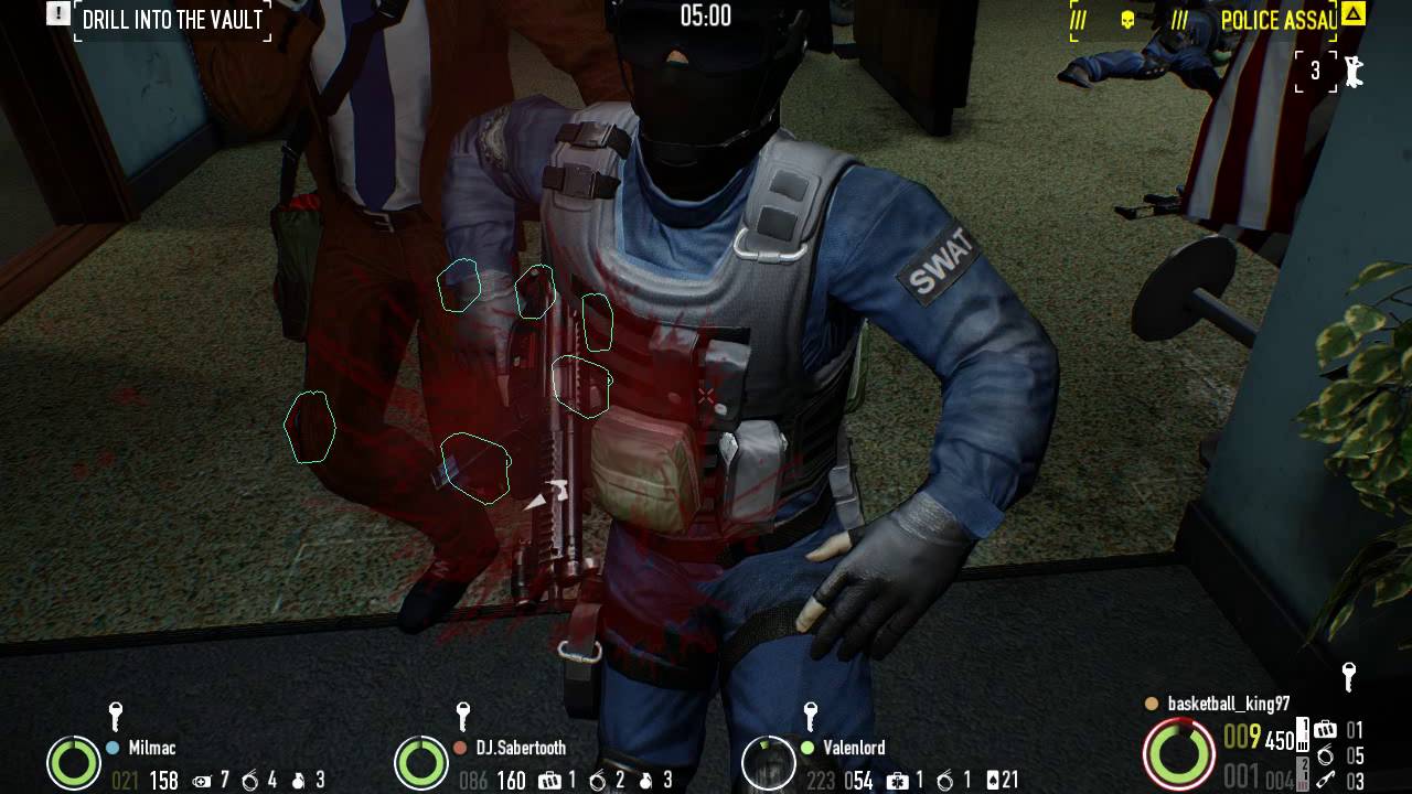 payday 2 overkill minigun rocket launcher - YouTube