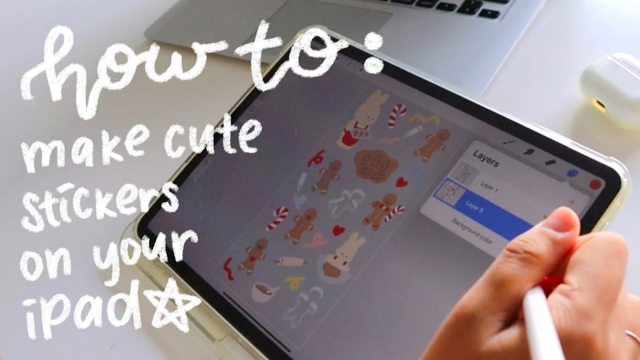 how to make stickers on procreate and adobe illustrator 🎨 (ft ...
