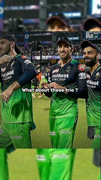 RCB best Trio ☠️🔥#shorts #cricket #viralshorts - YouTube