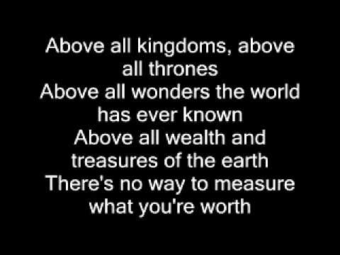 Above all (Crucified) with Lyrics - YouTube