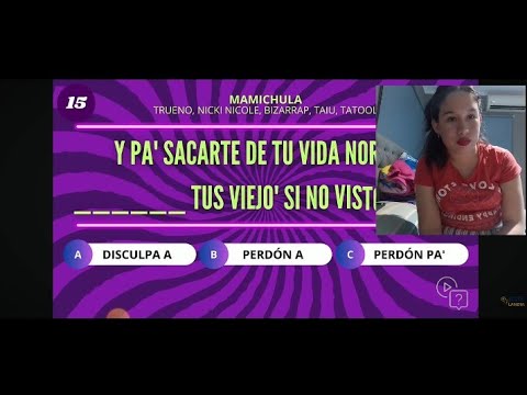Completa la canción 🎵🎵 - Adivina la letra de la canción - Reto de ...