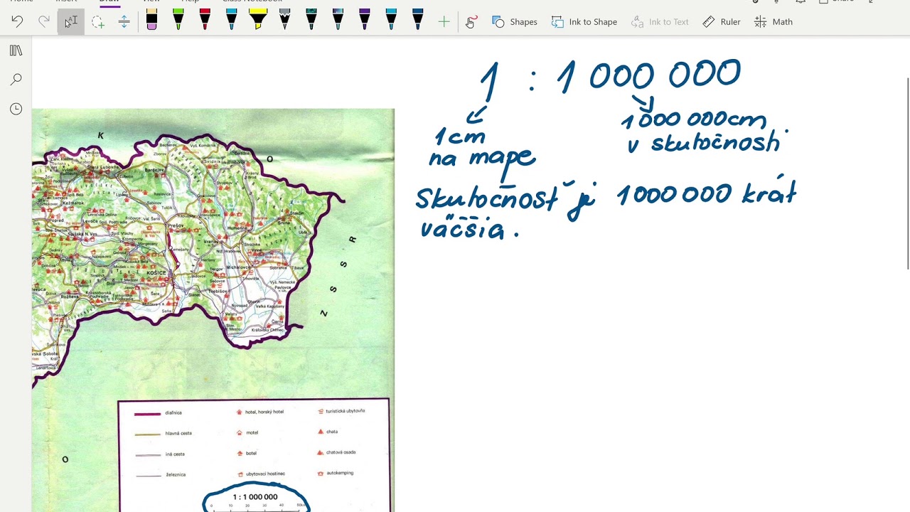 Mierka mapy uvod - YouTube