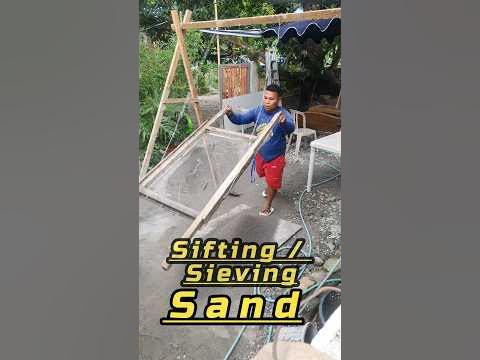 Bistay ng Buhangin / How to SIft Sand - YouTube