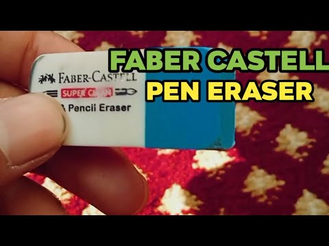 Faber Castell Ink Eraser | Pen Eraser | Full Video - YouTube