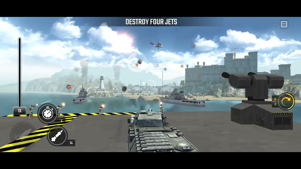 War Sniper Z12 Boss 2 General Storm Destroy Four Jets - YouTube