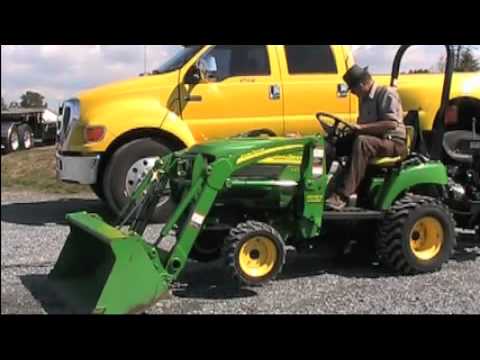 John Deere 2210 HST Loader 4X4 - YouTube