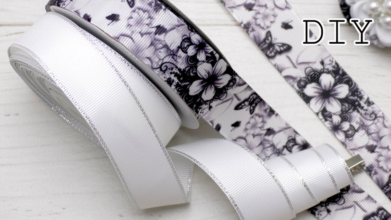 They are such Elegant! Bows from Grosgrain Ribbon - YouTube