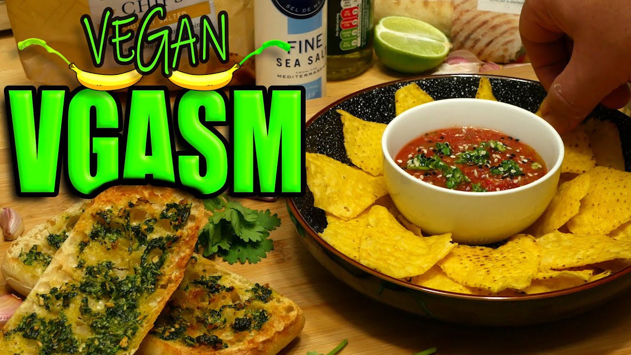 Best Salsa & Garlic Bread [100% VEGAN] ️🐰💓🙏 - YouTube