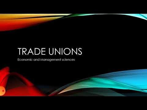 Trade Unions in South Africa explained| Grade 9 EMS - YouTube