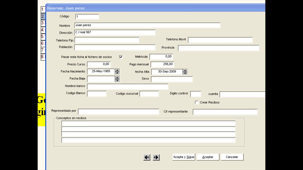 software administracion gimnasios demo gratis - YouTube