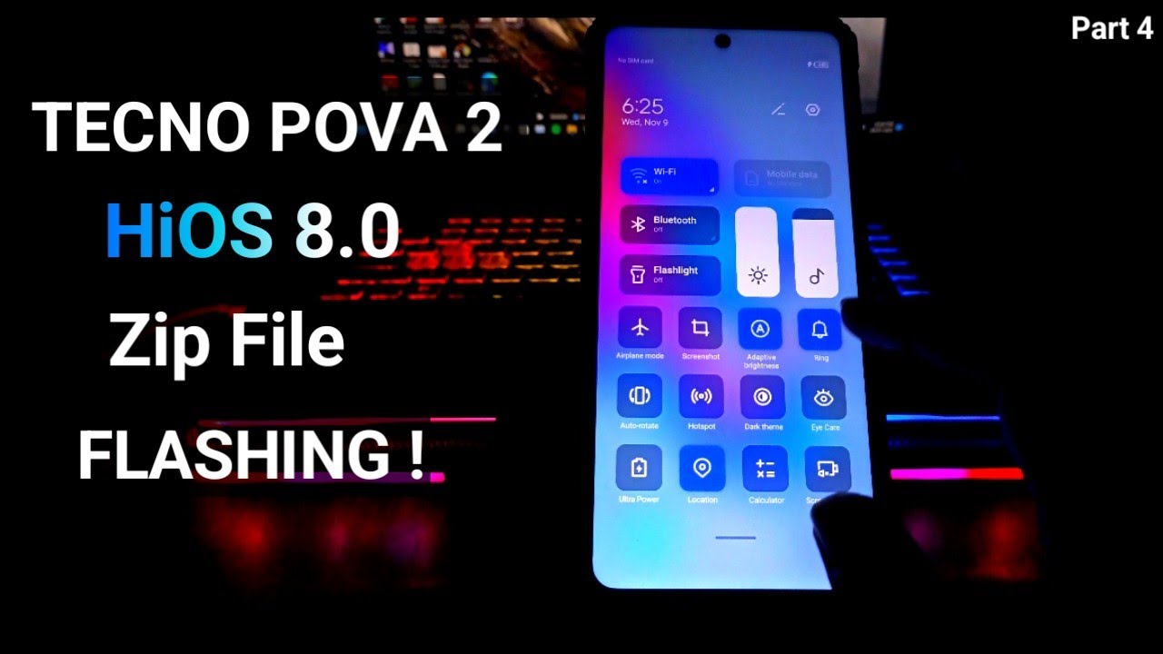 Tecno Pova 2 HiOS 8.0 | Android 12 Update | How to Flash Zip File ...