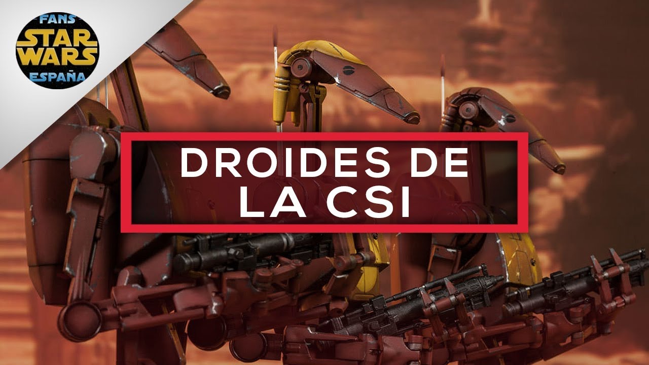 Los DROIDES mas LETALES de la CSI | Ejército Droide - YouTube