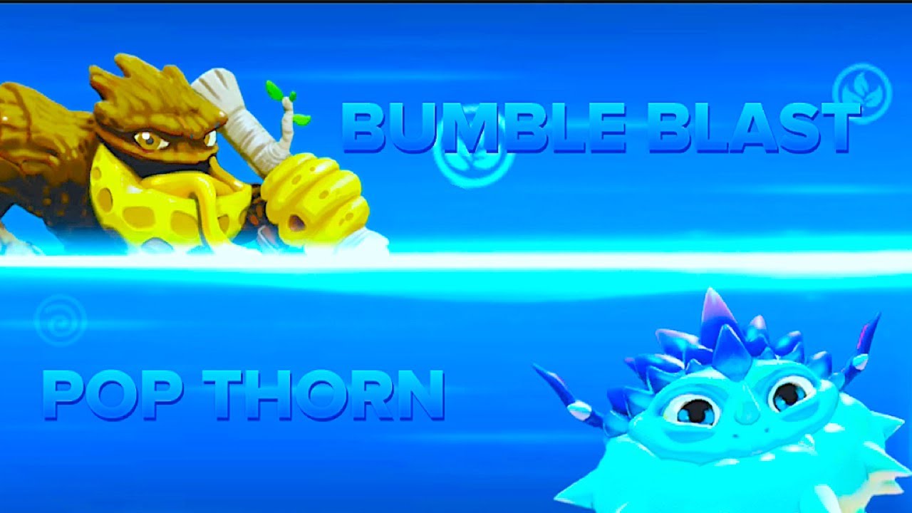Skylanders Swap Force PVP - Bumble Blast VS Pop Thorn - YouTube