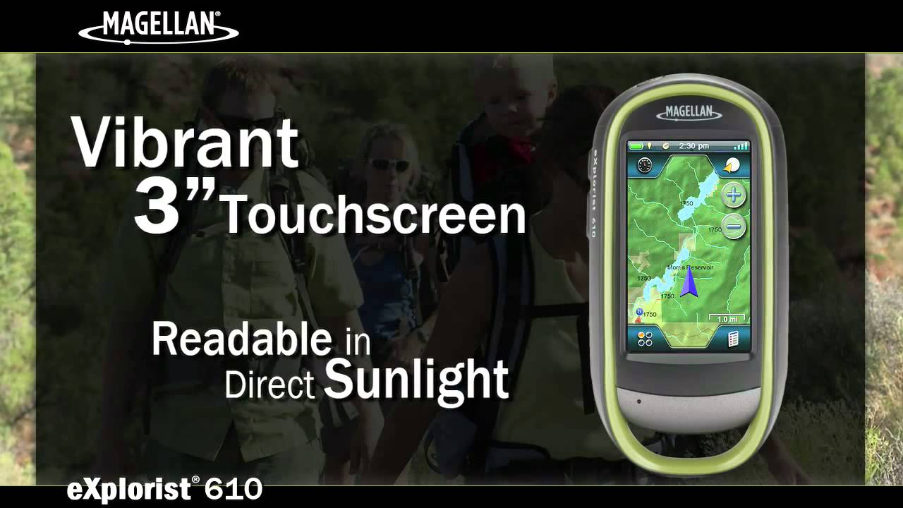 Magellan eXplorist 610 Advance Handheld GPS - YouTube
