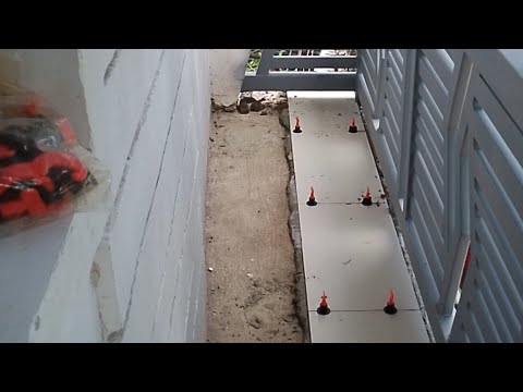 carpentero channel terrace tiles how to install - YouTube