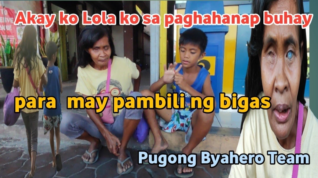 WALONG TAONG GULANG AKAY-AKAY ANG LOLANG BULAG SA PAGHAHANAP BUHAY ...