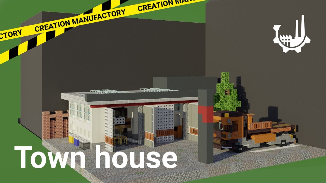 Backyard Mechanic | Realistic Minecraft Town House [Modular] [Free ...