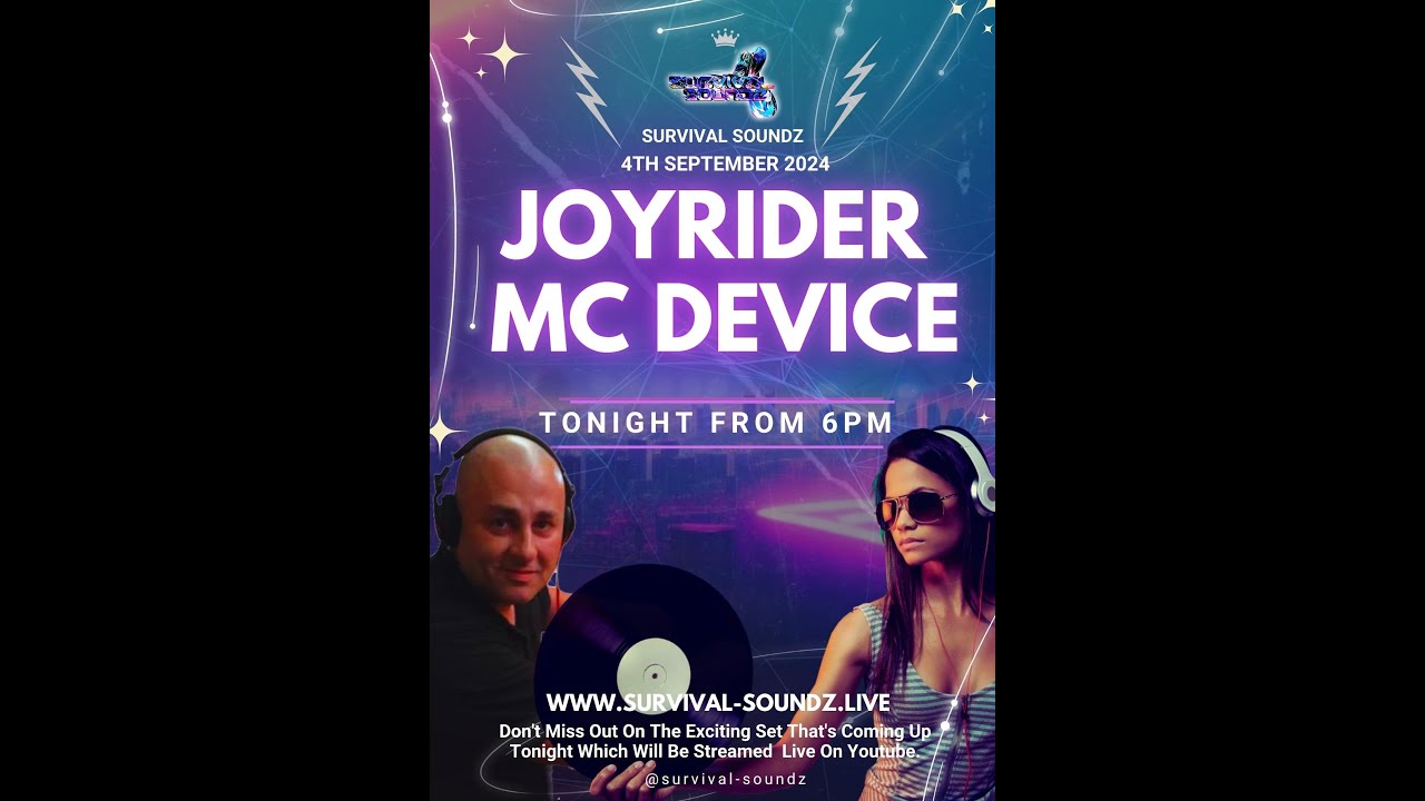 DJ JOYRIDER & Mc Device 🔴LIVE - ON SURVIVAL SOUNDZ - YouTube