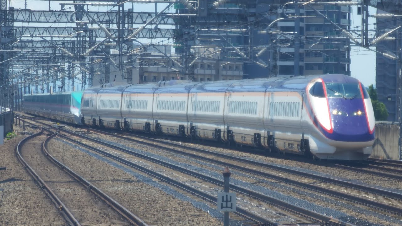 2024.7/23 133M+133B つばさ・やまびこ133号 山形·新庄・仙台行 郡山駅12番線入線シーン[E3系L62編成+E5系U4編成] - YouTube