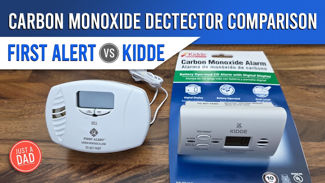 First Alert vs Kidde Carbon Monoxide Detector COMPARISON How To Install ...
