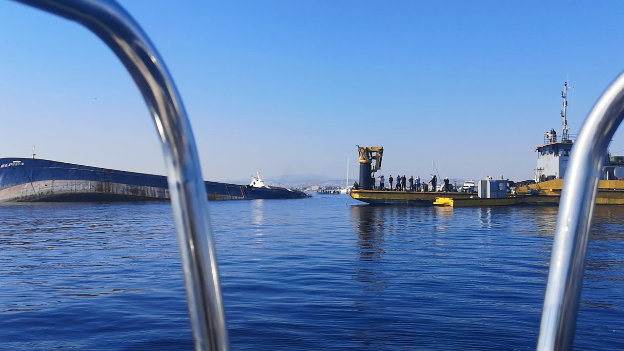 Cyprus Elpida Ship Wreck - YouTube