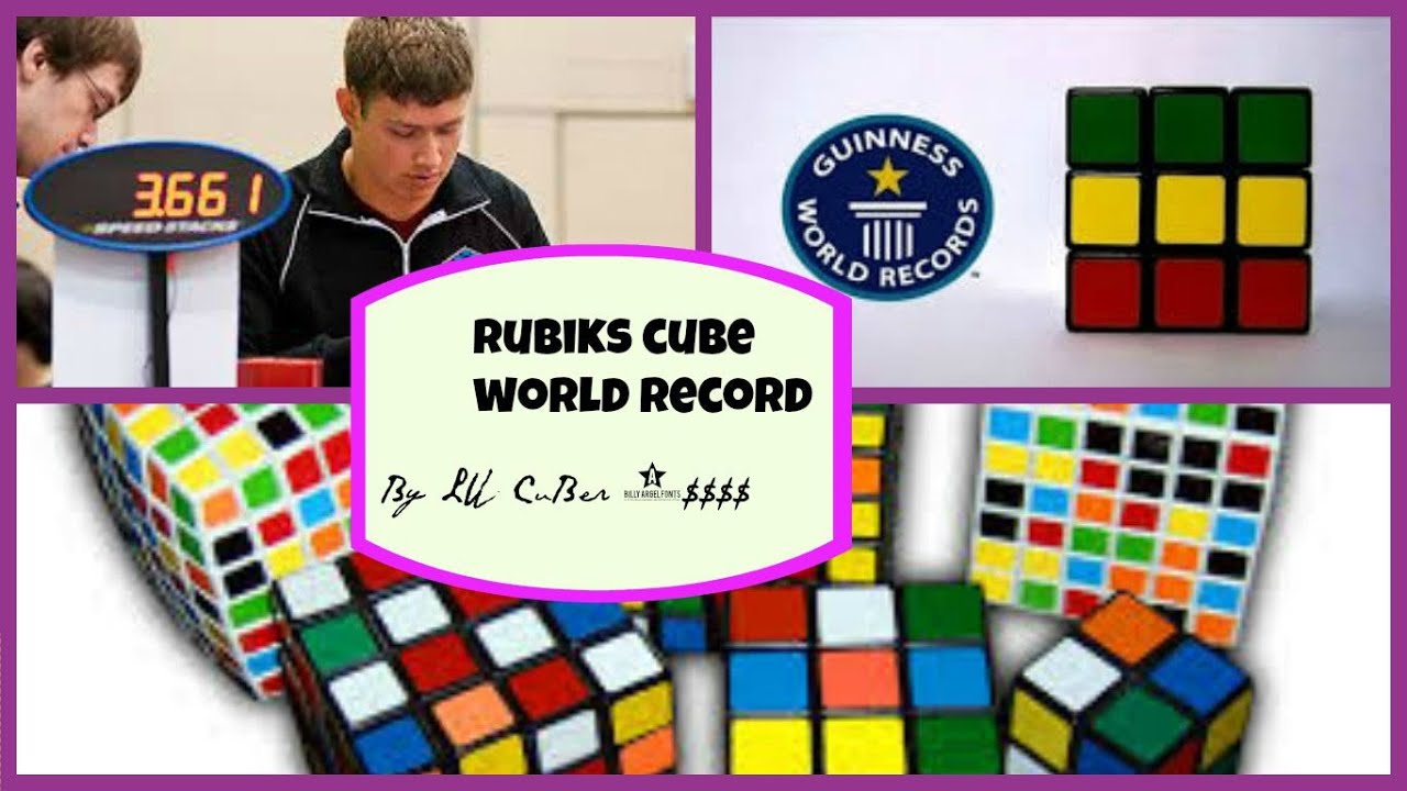 Rubik's Cube World Records - YouTube