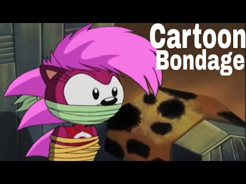 Sonia the Hedgehog tied up [Cartoon Bondage]