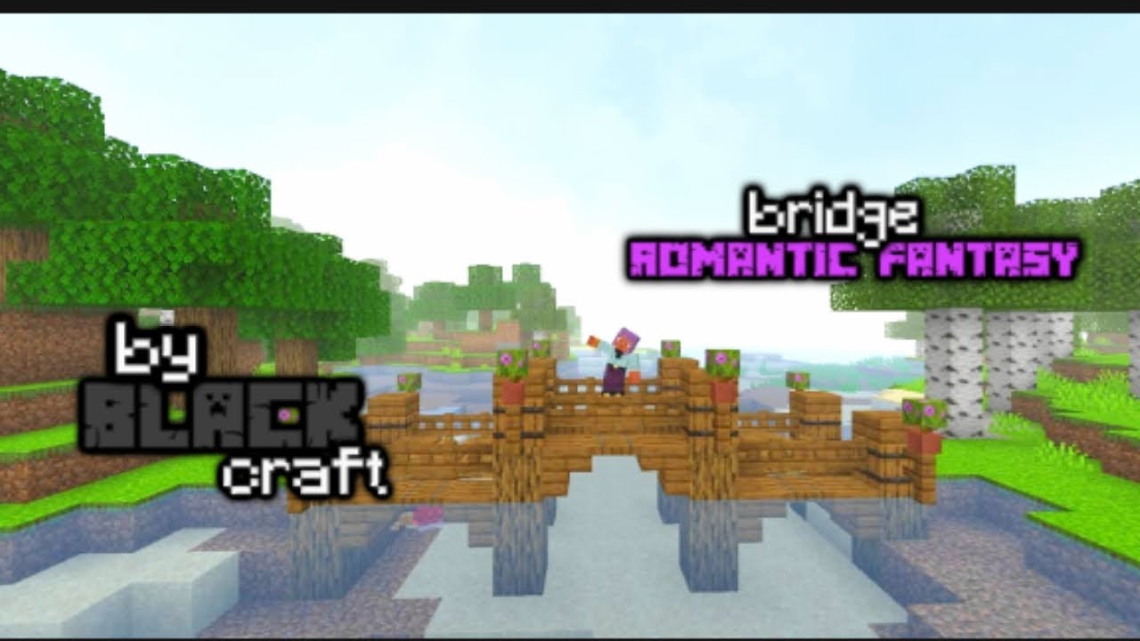 Minecraft | Construindo uma ponte MEDIEVAL ROMANTIC FANTASY - YouTube