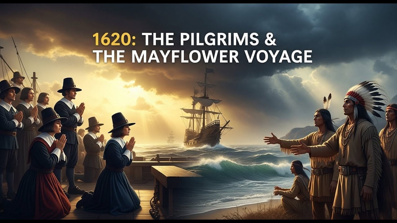 “1620: The Pilgrims’ Mayflower Voyage – A Journey of Faith & Freedom ⛵ ...