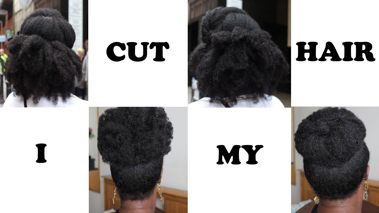 Tapered Natural Hair Cut - YouTube