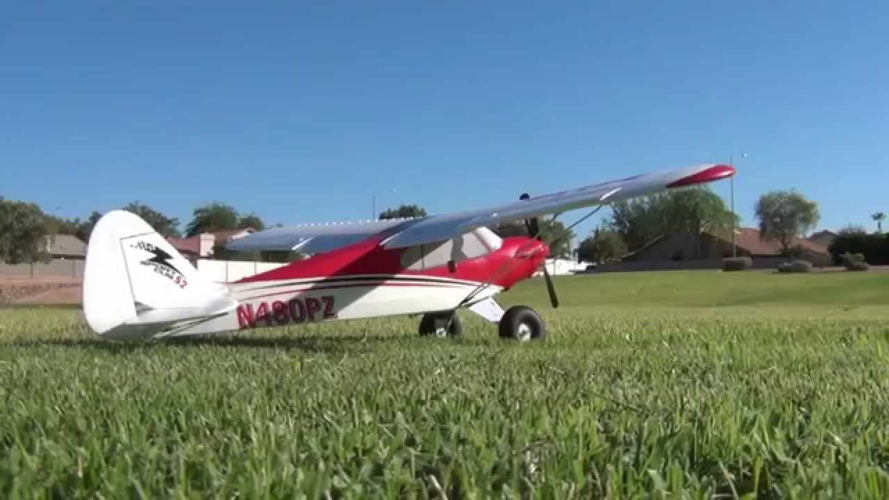 Dad Flying the Parkzone Sport Cub S2 - YouTube
