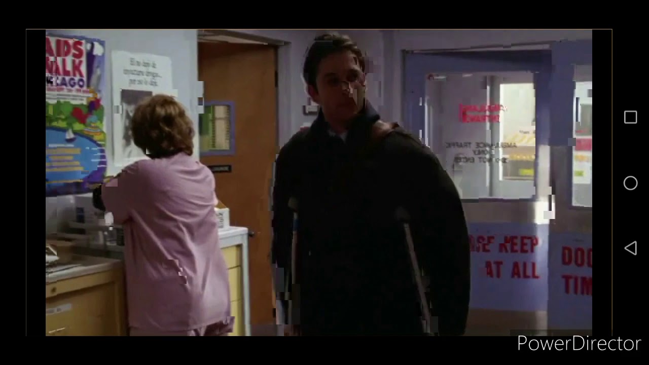 ER Carter's first day back after the stabbing - YouTube