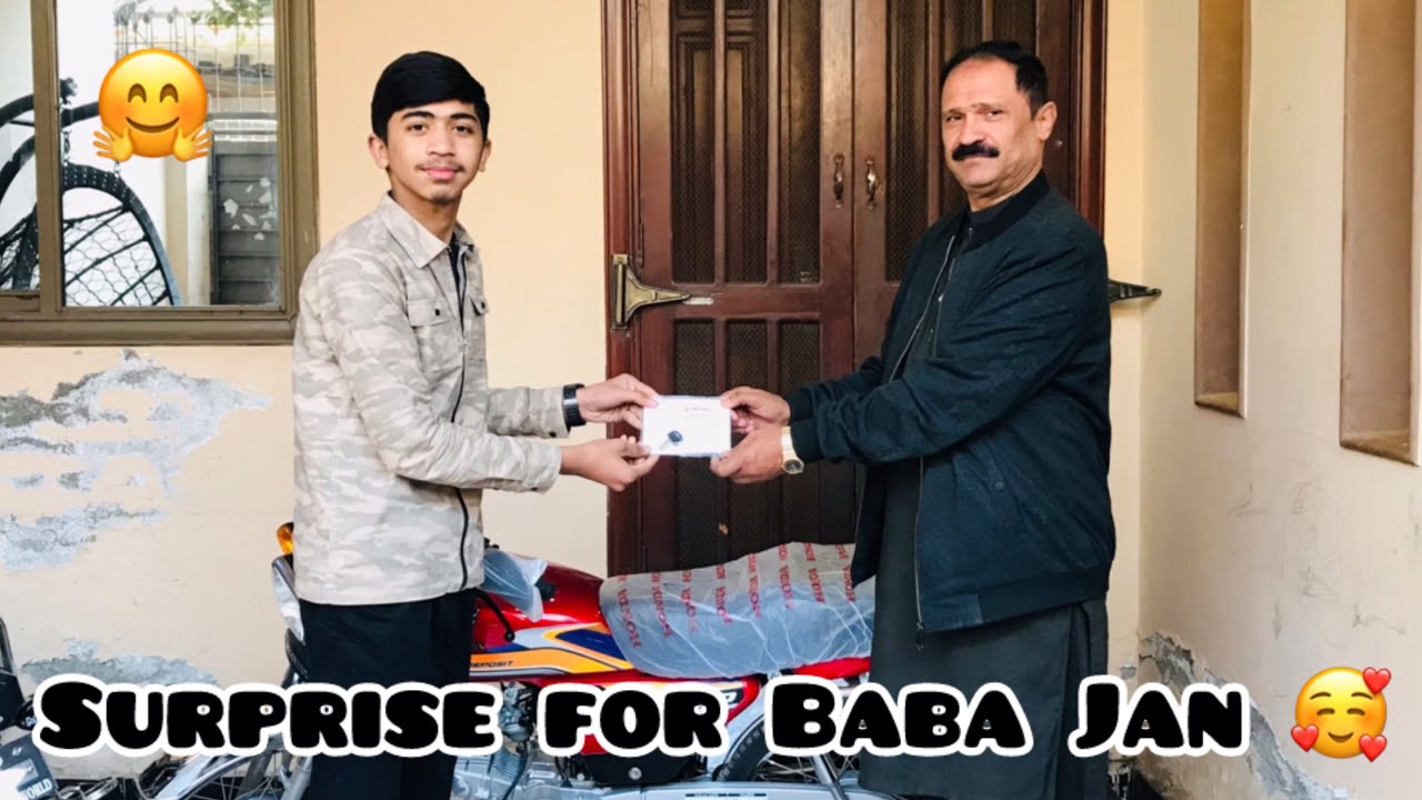 Surprise for Baba Jan 🥹Reaction 💕 - YouTube