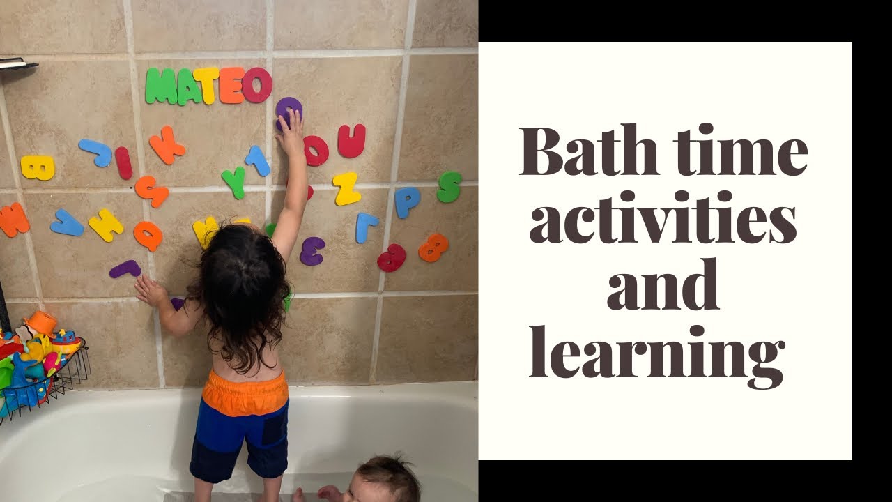 Teach your toddler// Identify ABCs// Bath time activities - YouTube